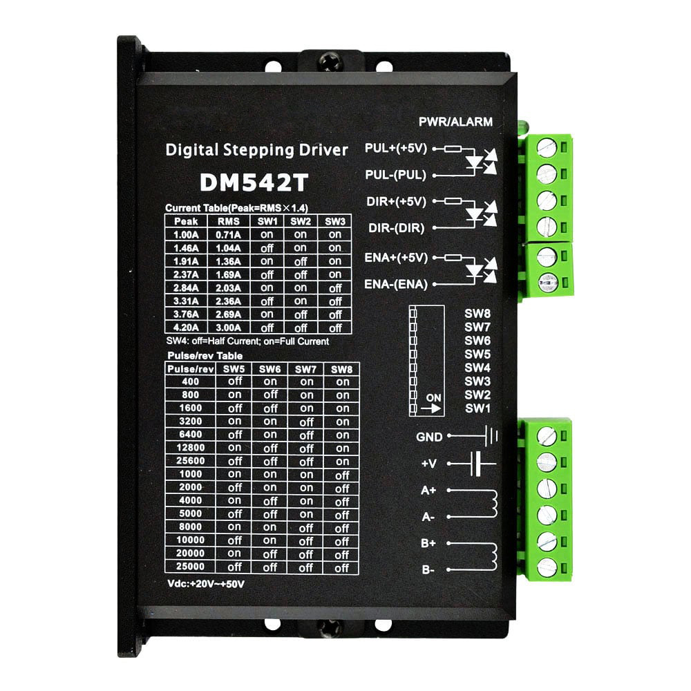 Buy Cheap DM542T Digital Stepper Driver 1.0-4.2A 20-50VDC for Nema 17 ...