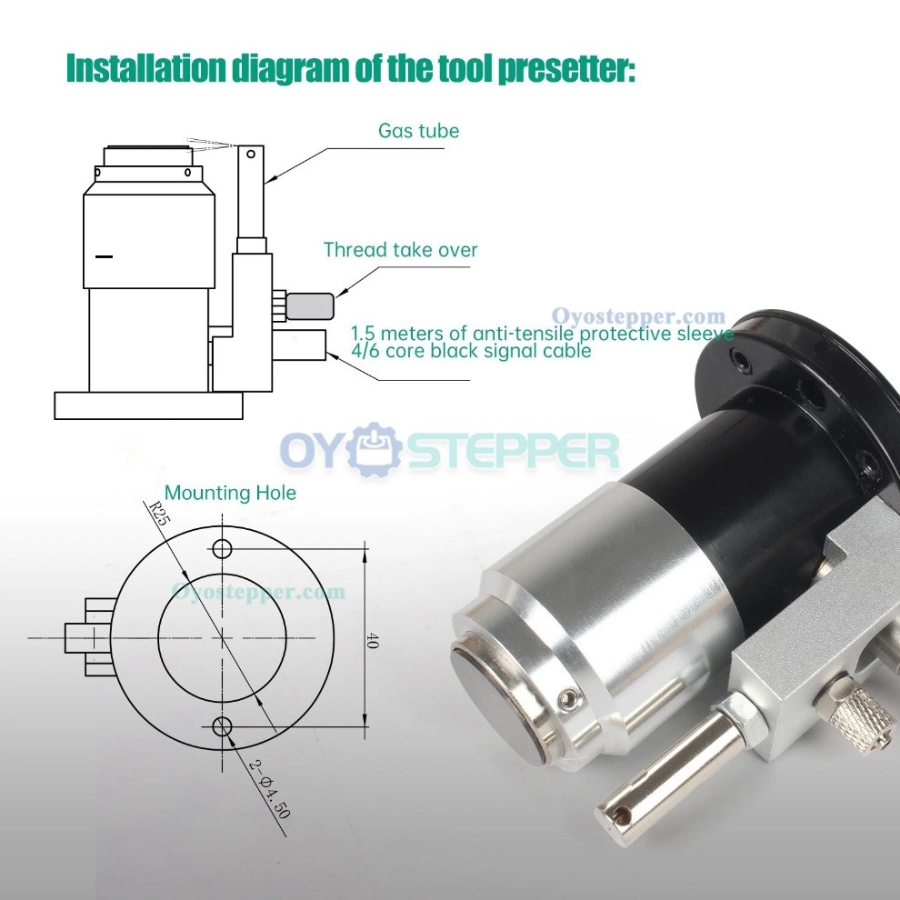 Buy OSP001787 CNC Tool Setting Gauge Z-Axis Automatic Tool Sensor Gauge ...