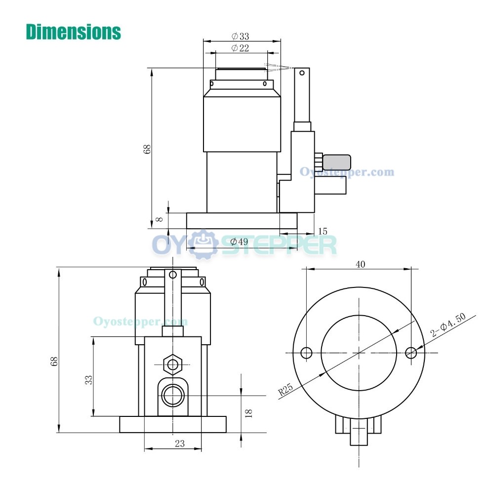 Buy OSP001787 CNC Tool Setting Gauge Z-Axis Automatic Tool Sensor Gauge ...