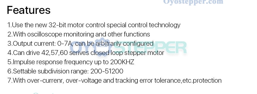 Buy Leadshine CL57 Closed Loop Stepper Driver 0-8.0A 24-48VDC for Nema ...