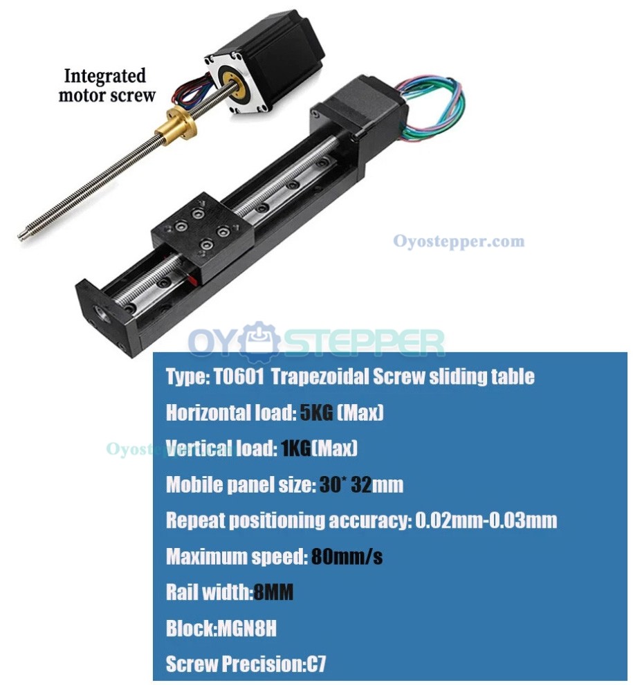 Buy OSP001603 CNC Linear Stage Linear Guide Slide Module Mini Motorized ...