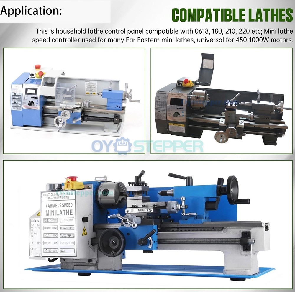 Buy OSP001751 750W / 550W Mini Lathe Motor Kit with CNC Control Board ...