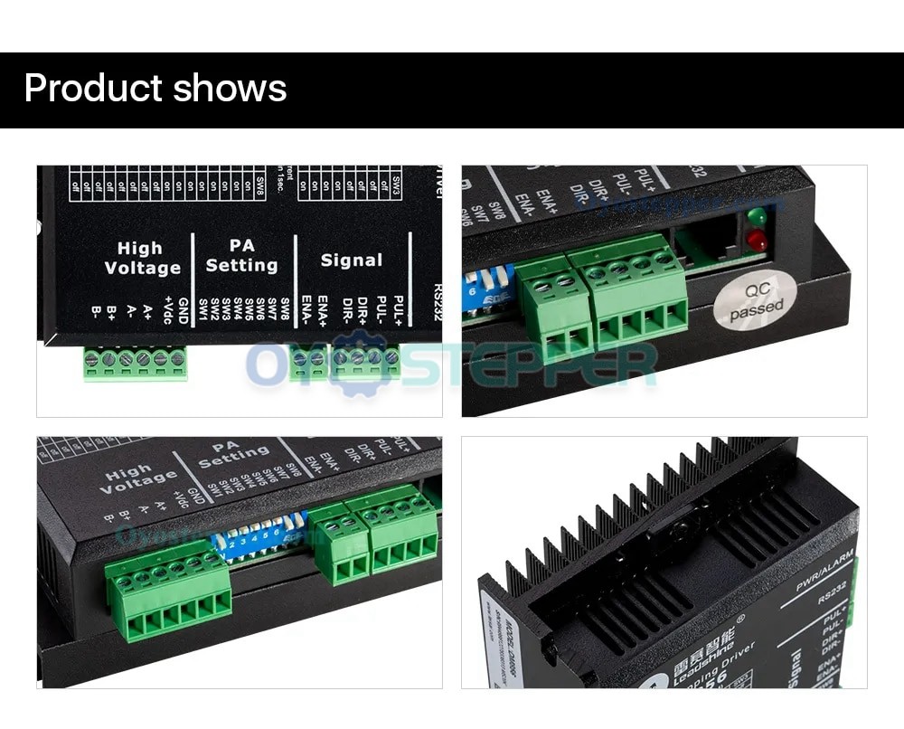 Buy Leadshine DM856 Digital Stepper Driver for NEMA 17, NEMA23, NEMA24 ...