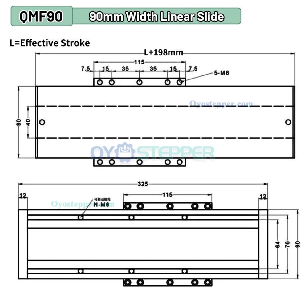 Buy OSP001613 Mini Fully Sealed CNC Ball Screw Slide Table Kit ...
