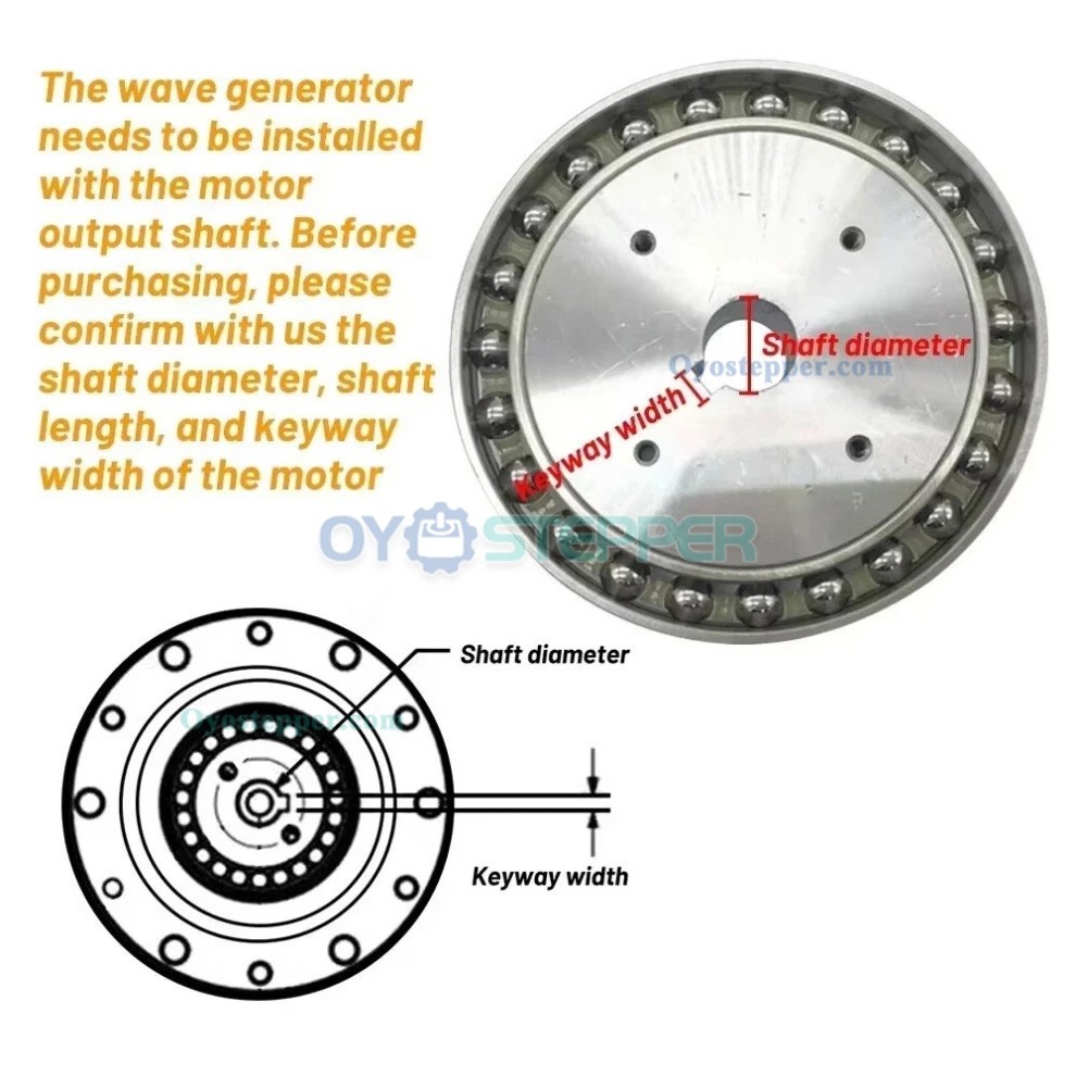 Buy ZXS20 Series Harmonic Drive Gearbox Ratio 30:1-100:1 Cup Type ...