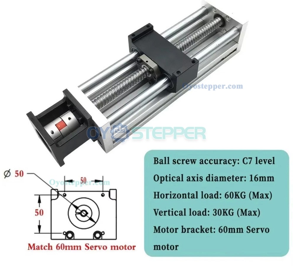Buy OSP001610 Linear Motion Guide CNC Sliding Table Linear Table Slide ...