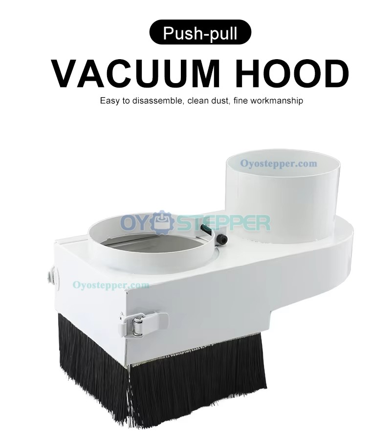 Buy OSP001708 65mm/80mm/100mm/120mmCNC Spindle Dust Hood Suction Hood ...