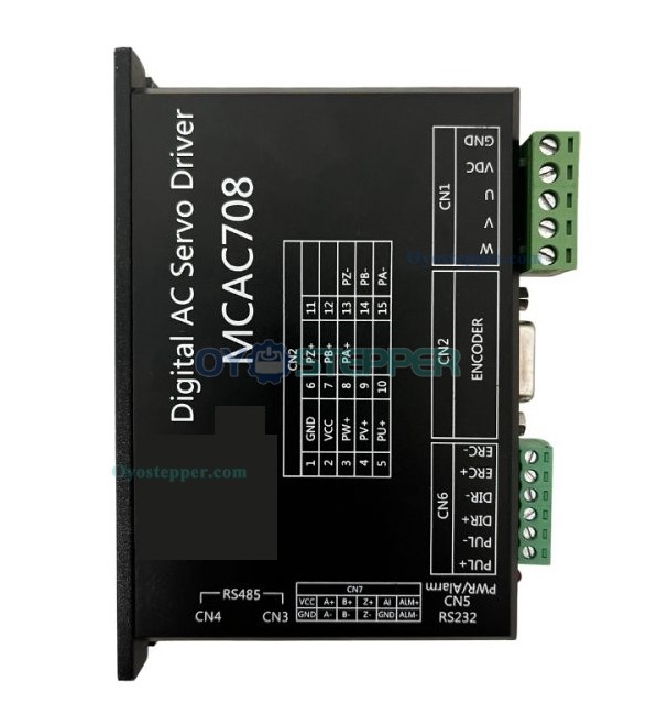 Buy MCAC708 Digital AC Servo Driver 10A 24-50V for AC Servo motor ...