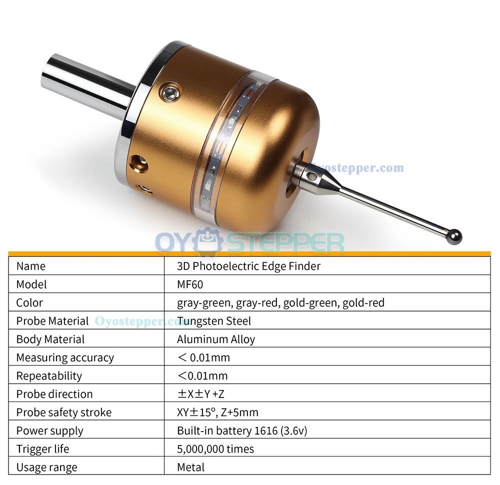 Buy OSP001755 3D Light Edge Finder Photoelectric Edge Finder Milling ...