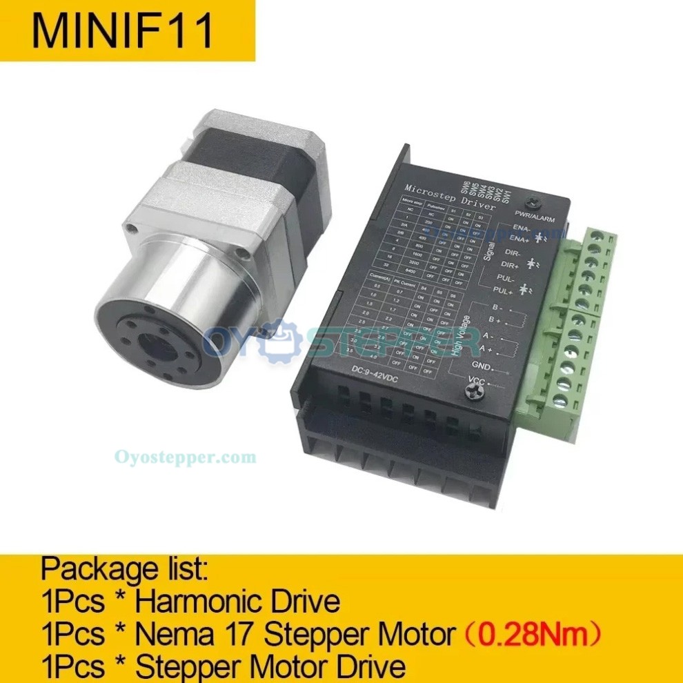 Buy MINIS/MINIF Series Ratio 30:1/50:1/100:1 Harmonic Drive Gearbox ...