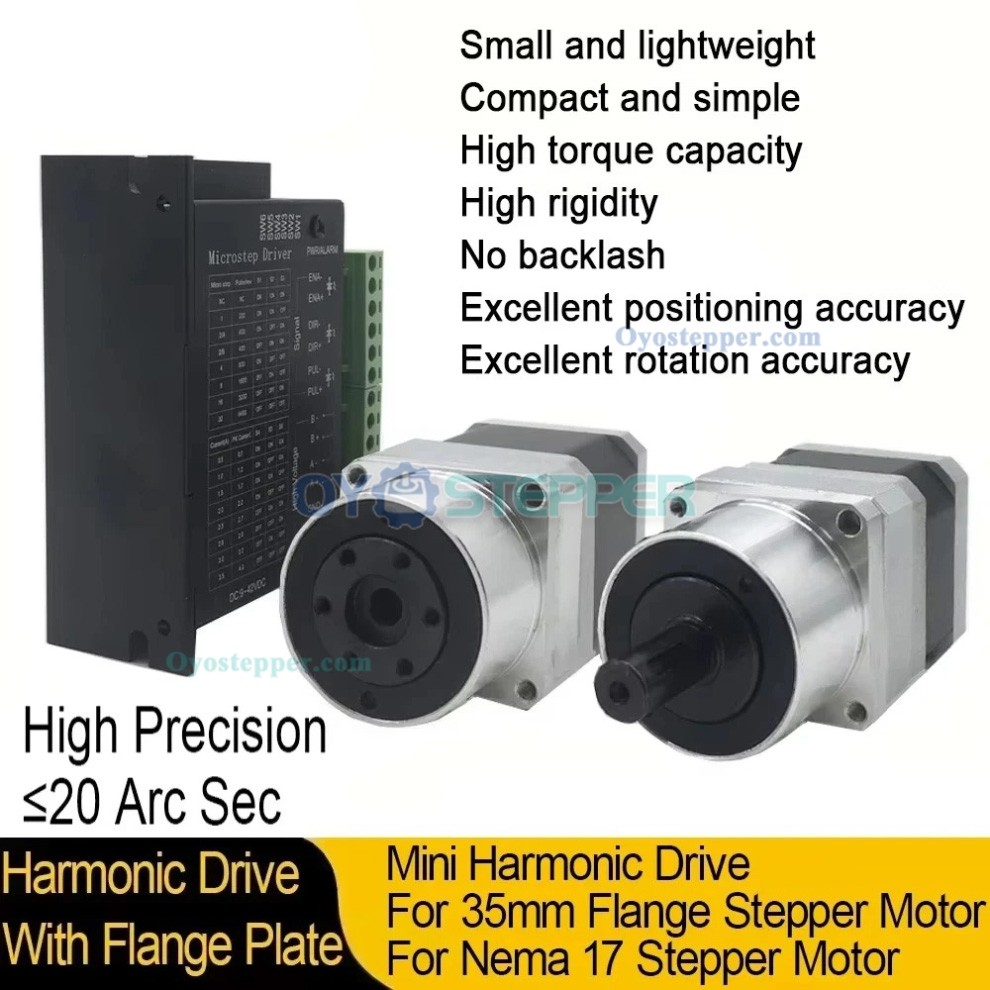 Buy MINIS/MINIF Series Ratio 30:1/50:1/100:1 Harmonic Drive Gearbox ...