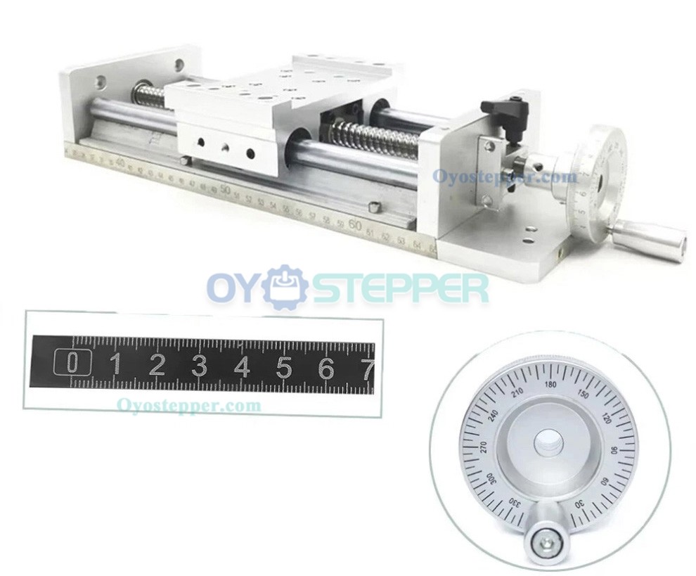 Buy OSP001615 Manual CNC Slide Table Heavy Duty Ballscrew Linear Motion ...