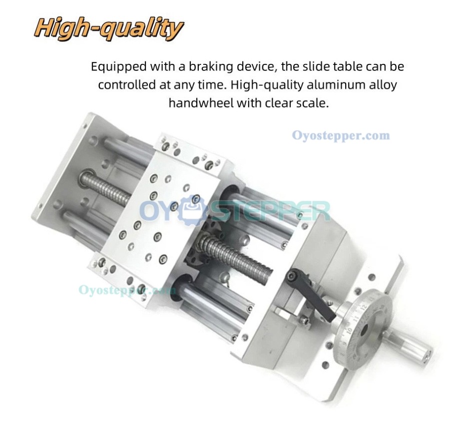 Buy OSP001615 Manual CNC Slide Table Heavy Duty Ballscrew Linear Motion ...