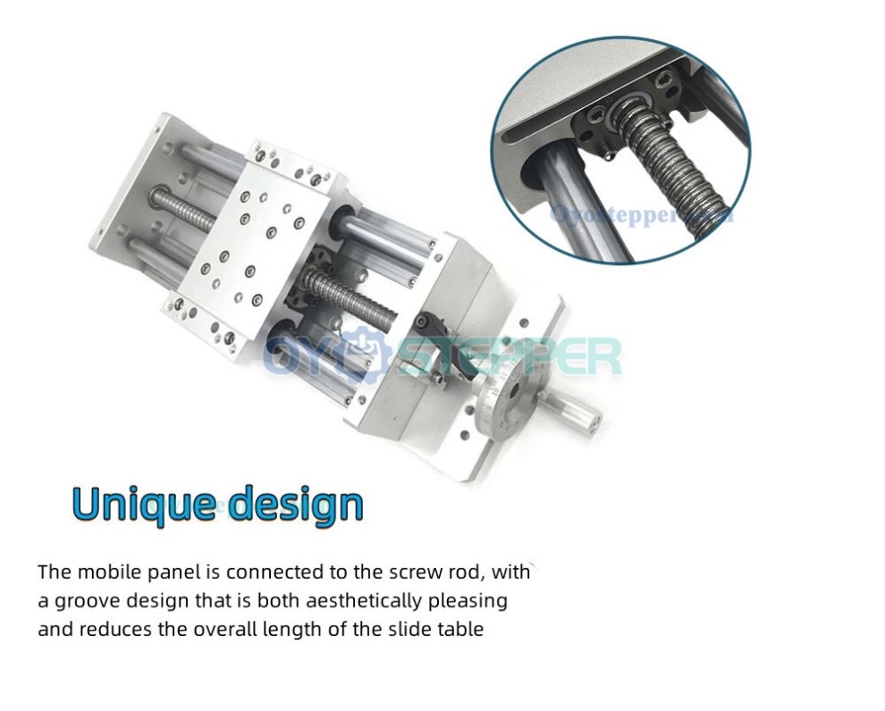 Buy OSP001615 Manual CNC Slide Table Heavy Duty Ballscrew Linear Motion ...