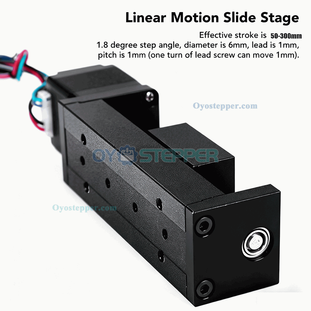 Buy OSP001601 Mini CNC Slide Table Motorized Linear Stage 1mm Pitch 0 ...