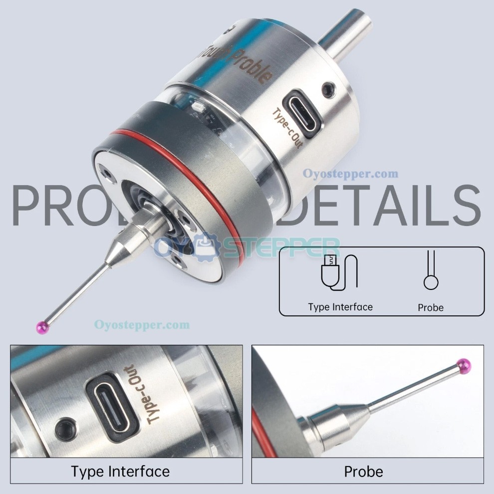 Buy WP500 3D Edge Finder Touch Probe 0.001mm for CNC Milling Machine ...