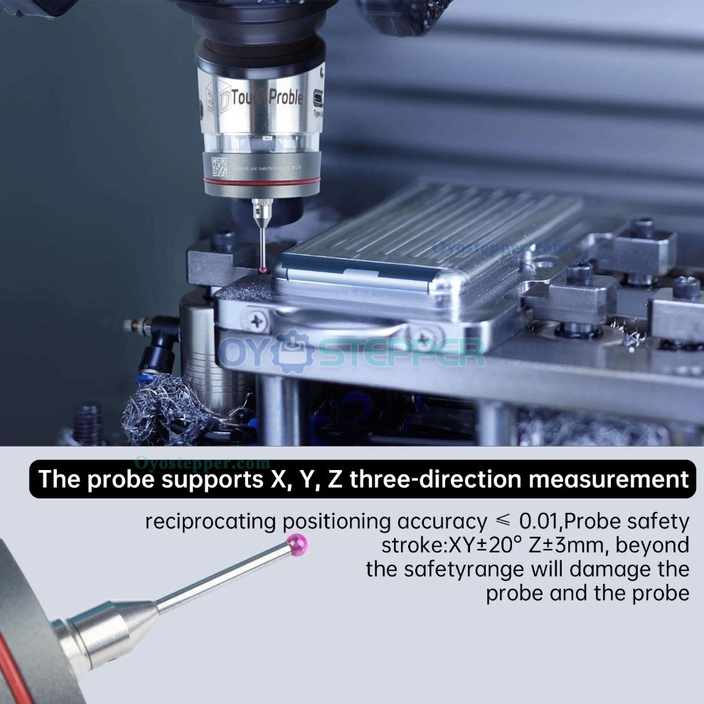 Buy WP500 3D Edge Finder Touch Probe 0.001mm for CNC Milling Machine ...