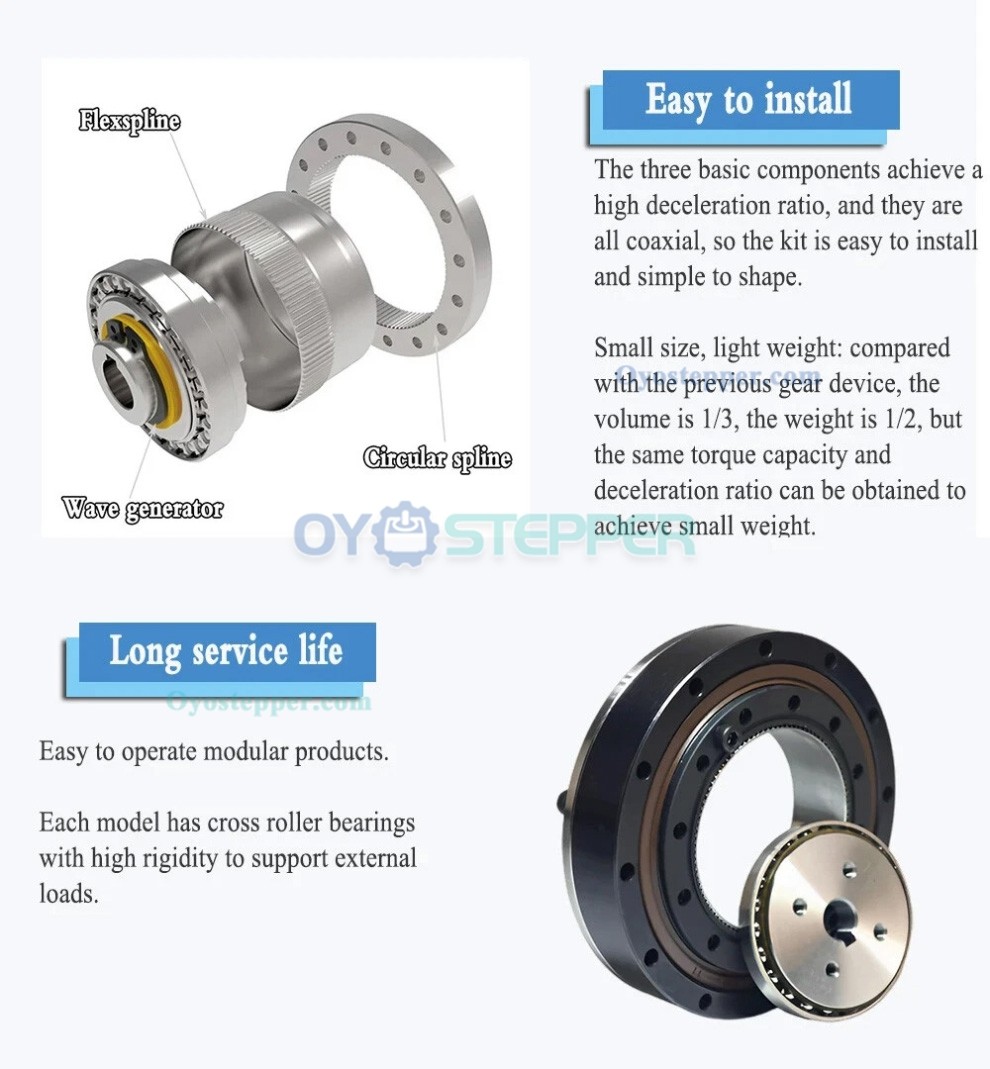 Buy ZXD/ZXZ Series Mini Harmonic Drive Ratio 30:1-100:1 Harmonic ...