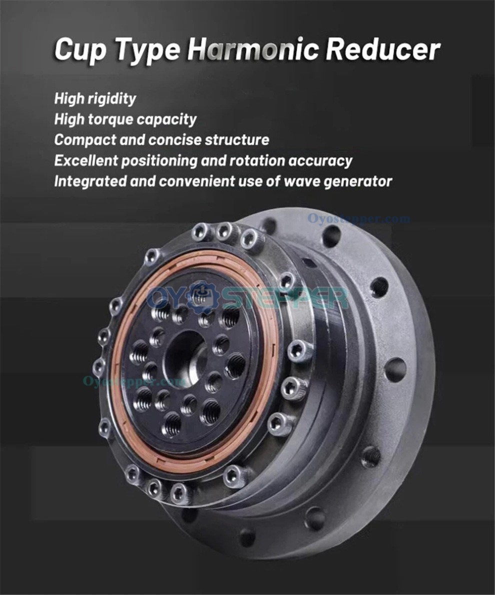 Buy ZXS Series Harmonic Drive Gearbox Cup Type Ratio 30:1-160:1 ...