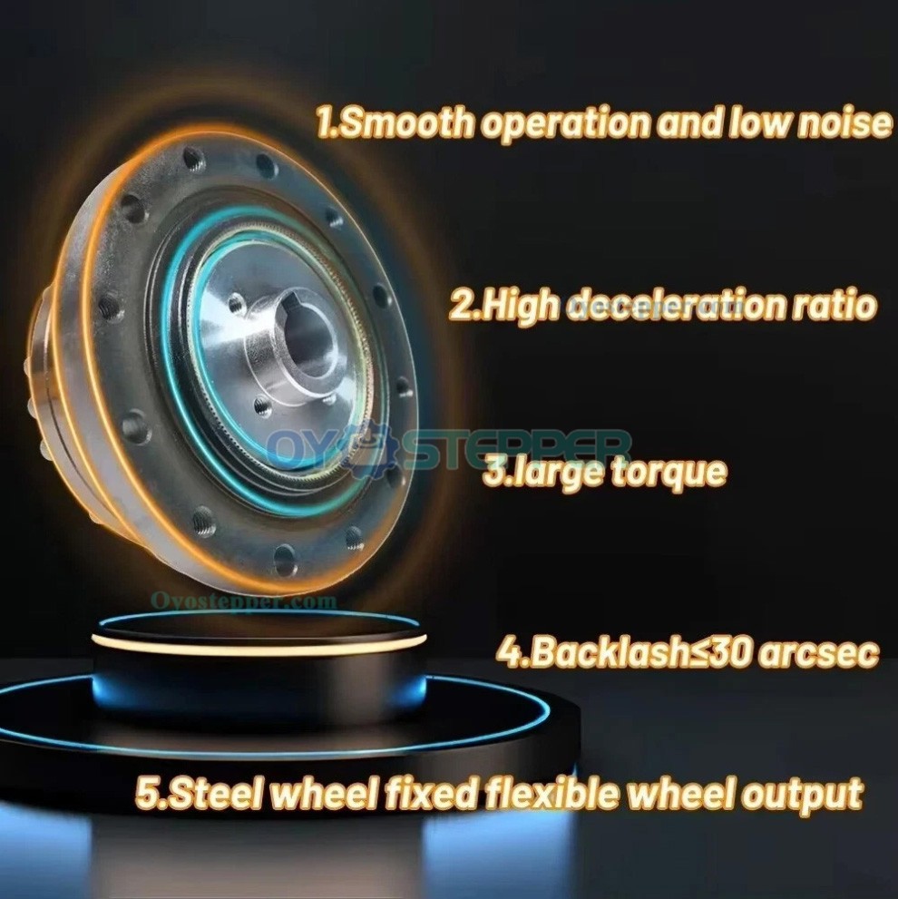 Buy ZXS Series Harmonic Drive Gearbox Cup Type Ratio 30:1-160:1 ...