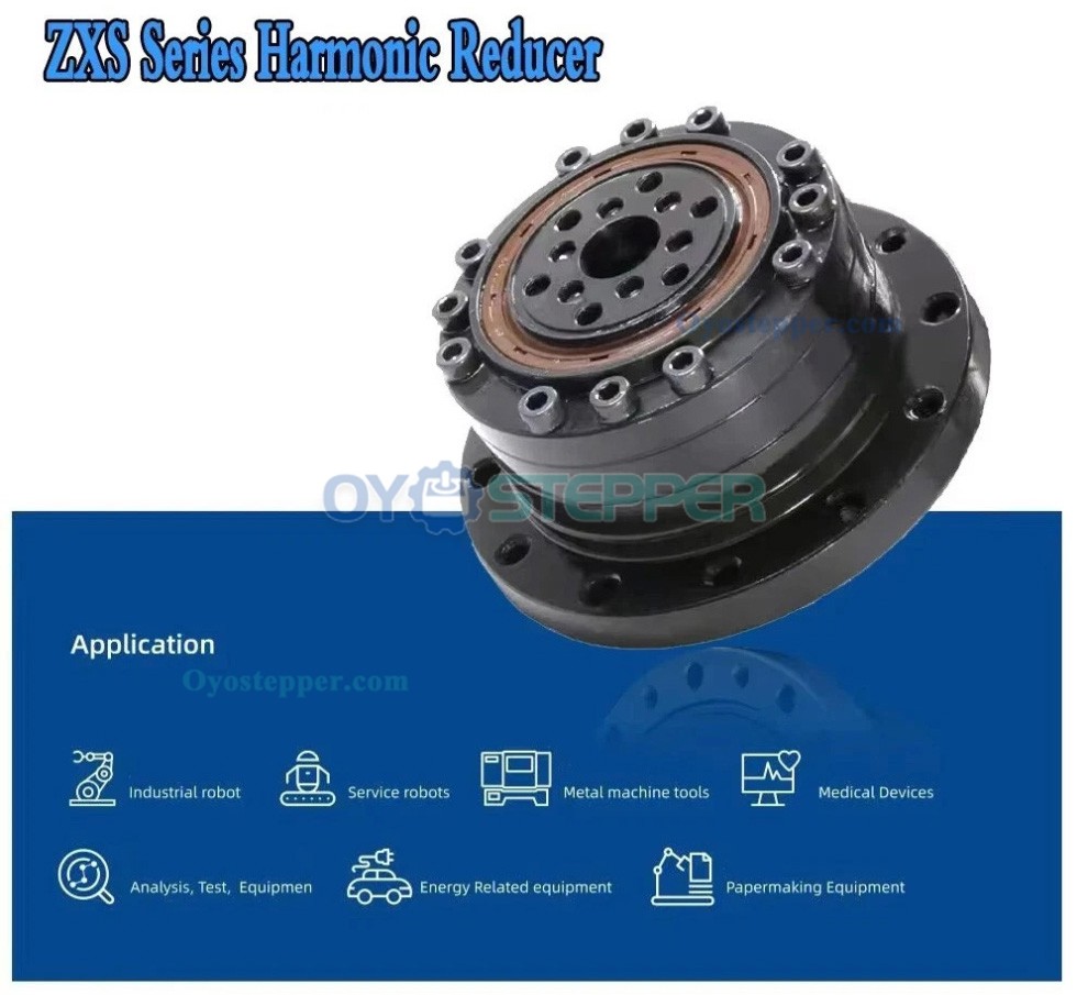 Buy ZXS Series Harmonic Drive Gearbox Cup Type Ratio 30:1-160:1 ...