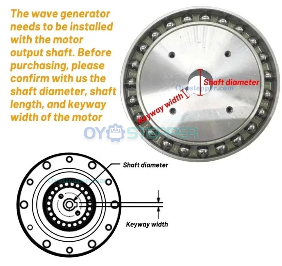 Buy ZXS Series Harmonic Drive Gearbox Cup Type Ratio 30:1-160:1 ...